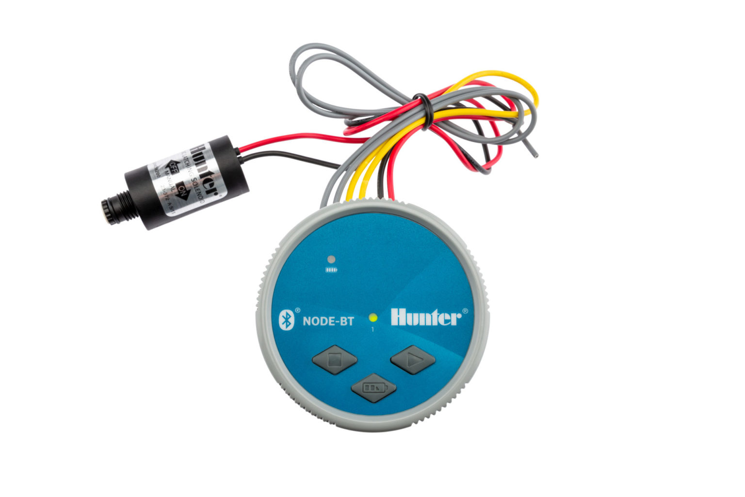 HTNODE-BT-100 – Programmateur autonome à pile 9 volts HUNTER «NODE BT» à 1 station avec ...